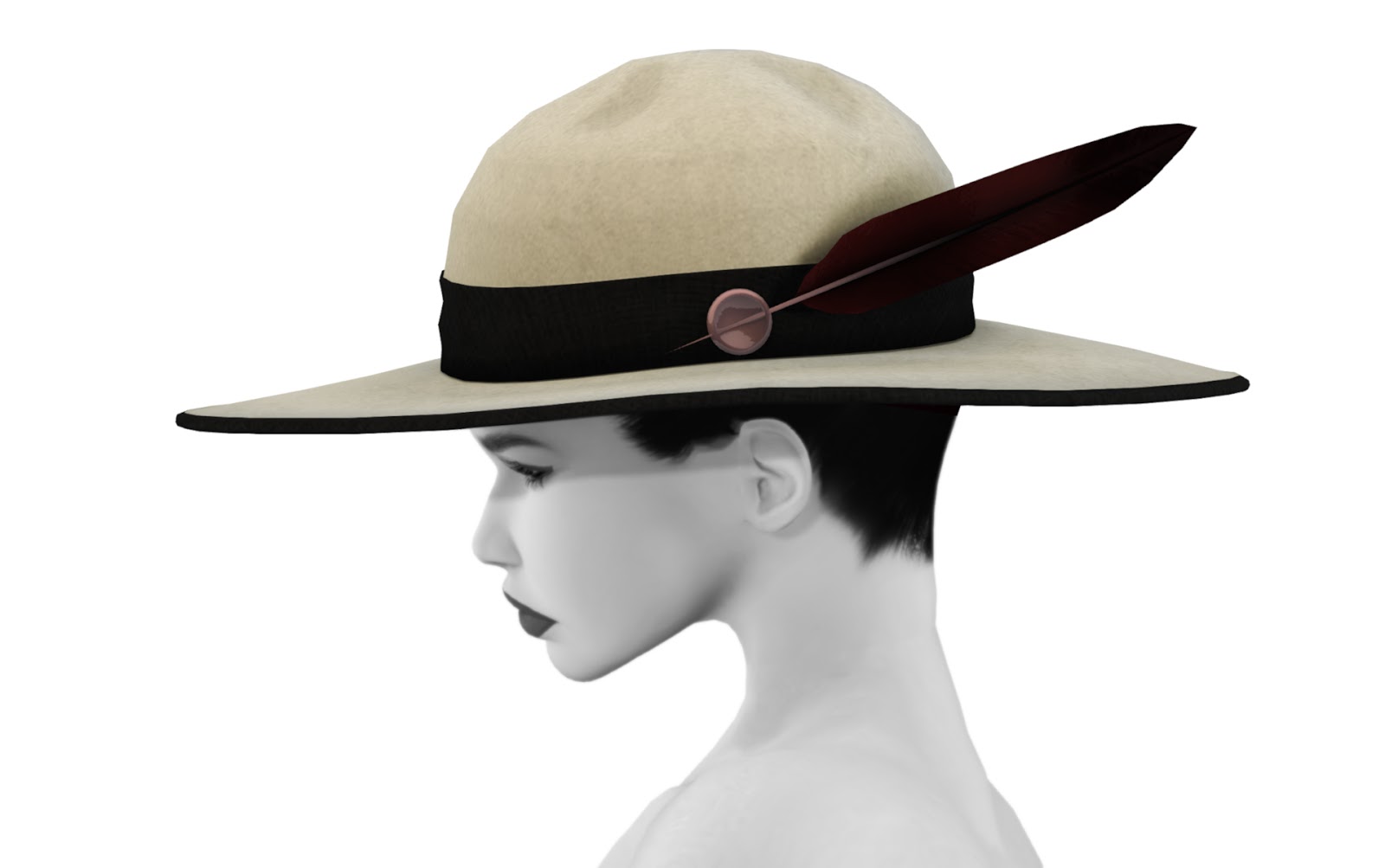 Real Hats! JfL's store blog, hats for men: Wide round hat #2