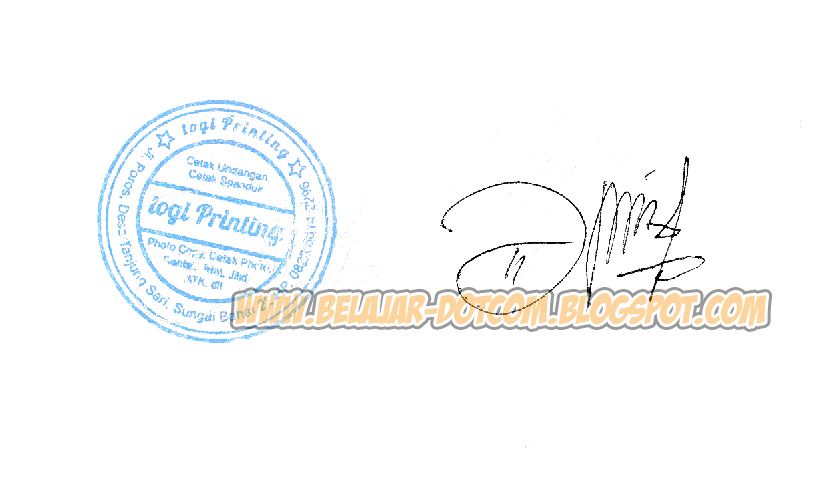 Cara Memisahkan Tanda Tangan Dengan Stempel Menggunakan Photoshop ...