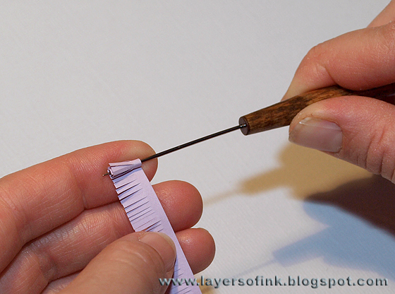 Layers of ink: Quilling Fringed Flowers tutorial
