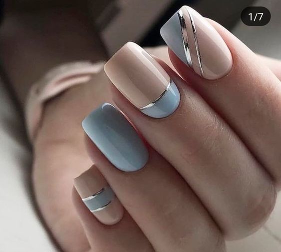GEOMETRIC NAIL ART - Miss Rich