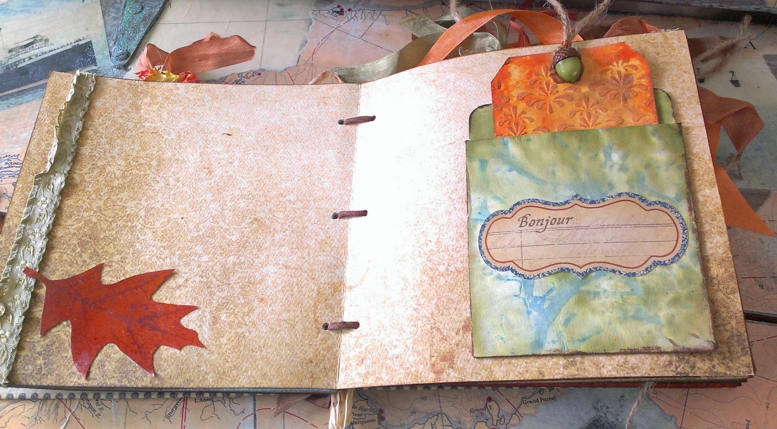 starrgazer creates: Fall Journal with Texture Tutorial