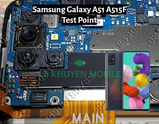 Testpoint Samsung Galaxy A51 A515F