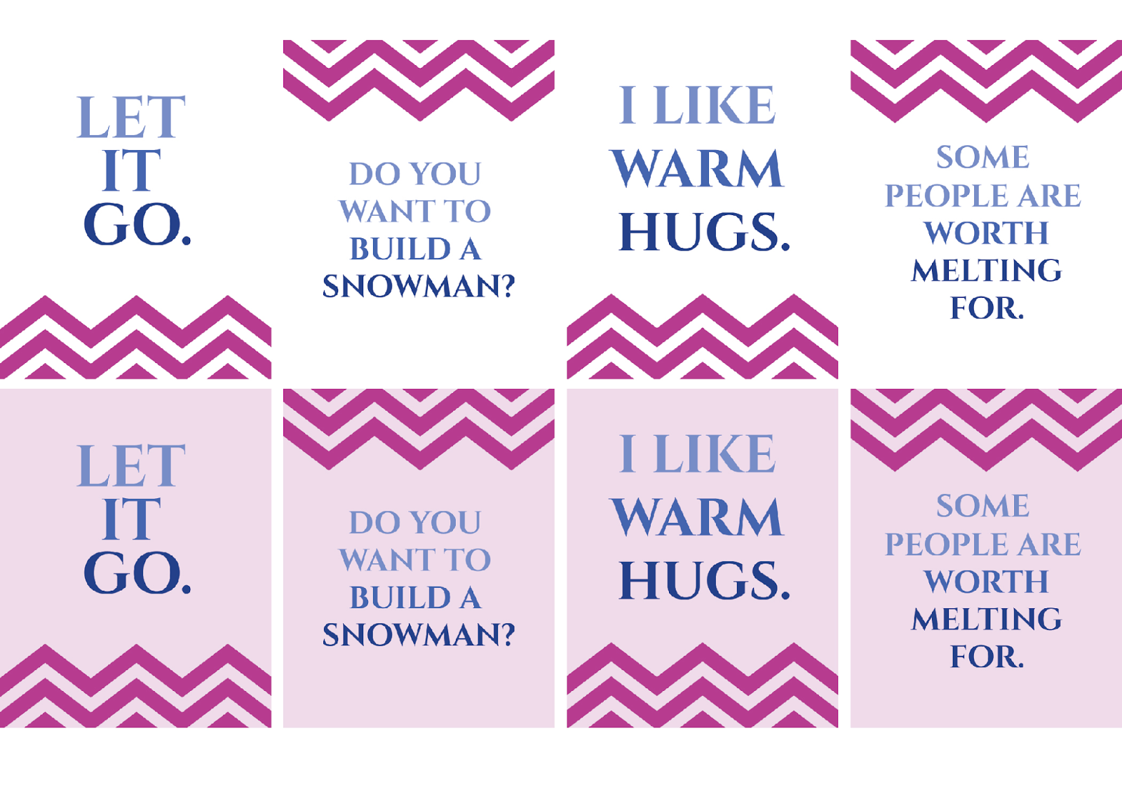 FREEBIES // FROZEN PRINTABLES - SET OF 4 – Oh So Lovely Blog