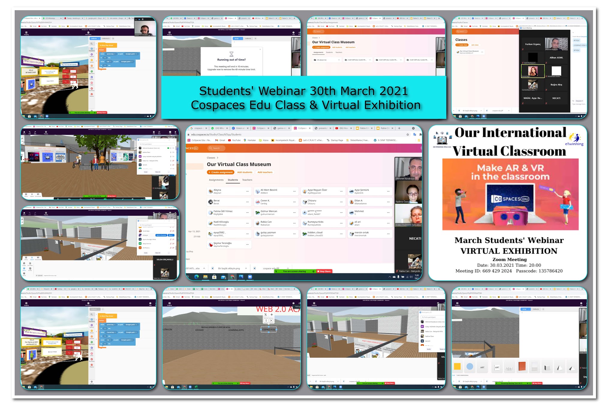 Our International Virtual Class: Students' Webinars