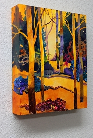 CAROL NELSON FINE ART BLOG: Mixed Media Abstracted Trees Collage ...