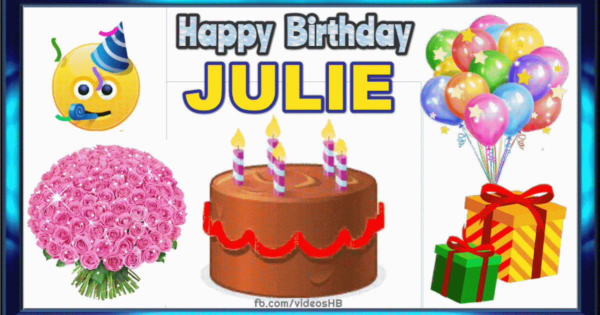 Happy Birthday JULIE image gif