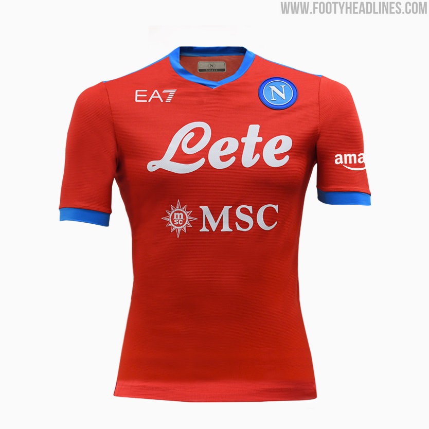 EA7 Napoli 21-22 Home, Away, Fourth & Goalkeeper Kits Released - Most ...