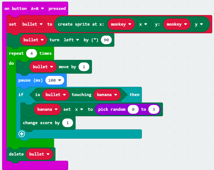 雲林song Makecode Microbit 遊戲設計:簡易射擊遊戲microbit Game Simple Shooting Game