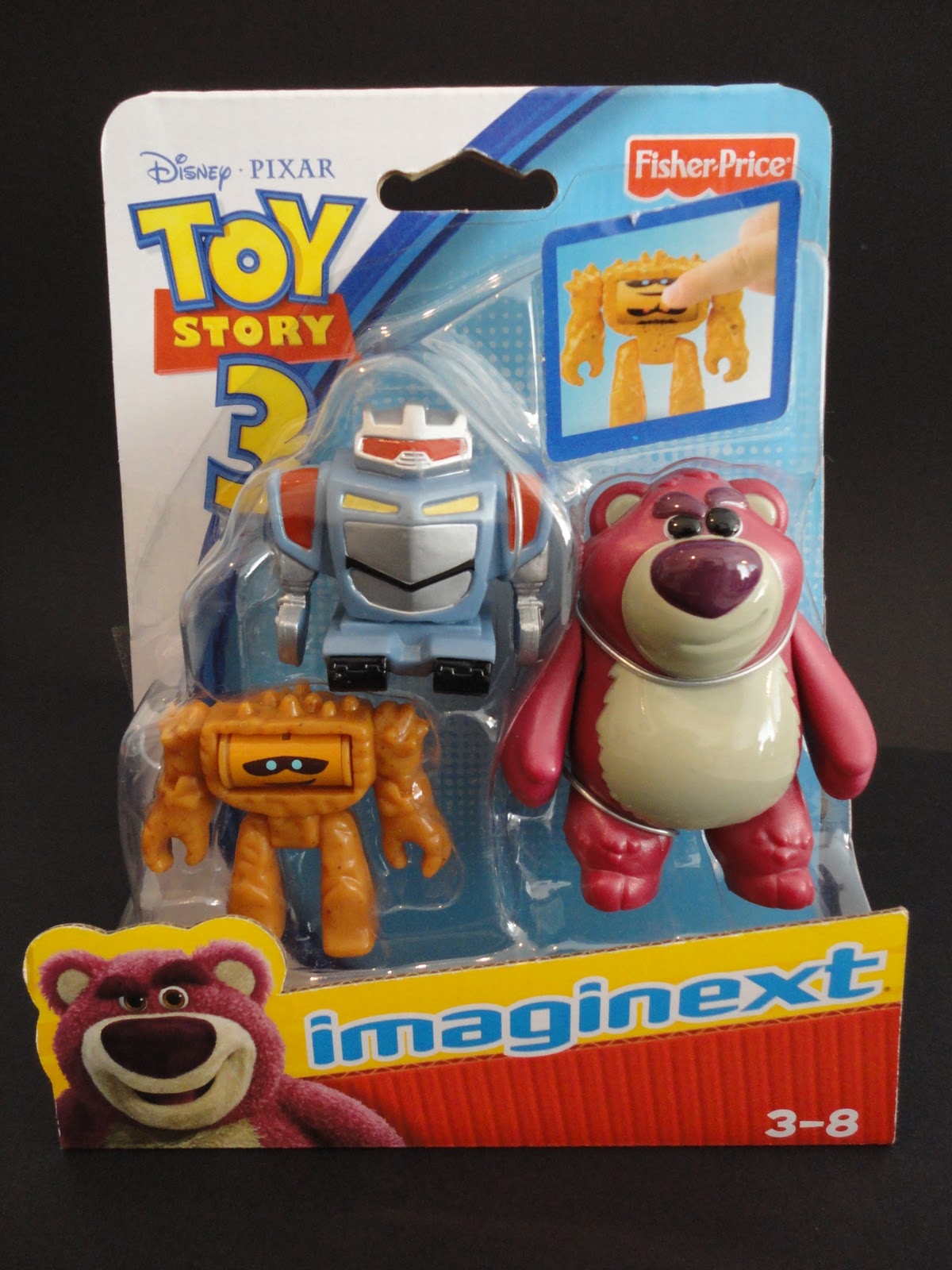 A ARCA DO TESOURO: Bear, Chunk e Sparks - Toy Story 3 - Imaginext