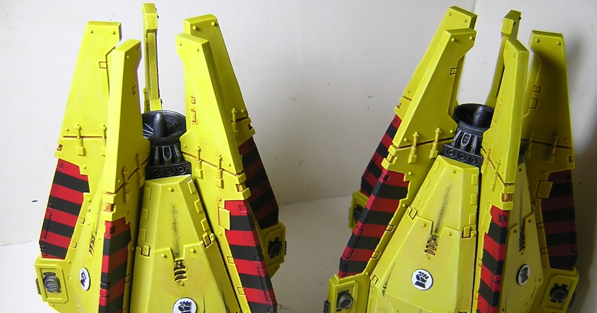 Warhammer 40k Orks (and more): Showcase: Imperial Fists Drop Pods