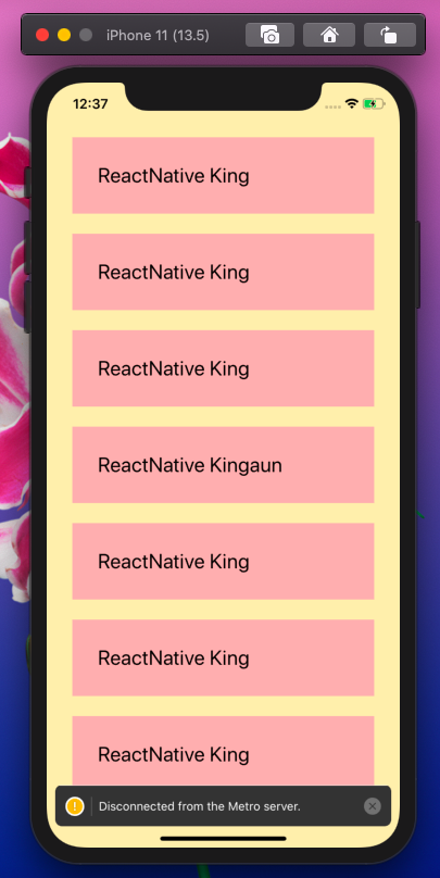 React Native Flatlist