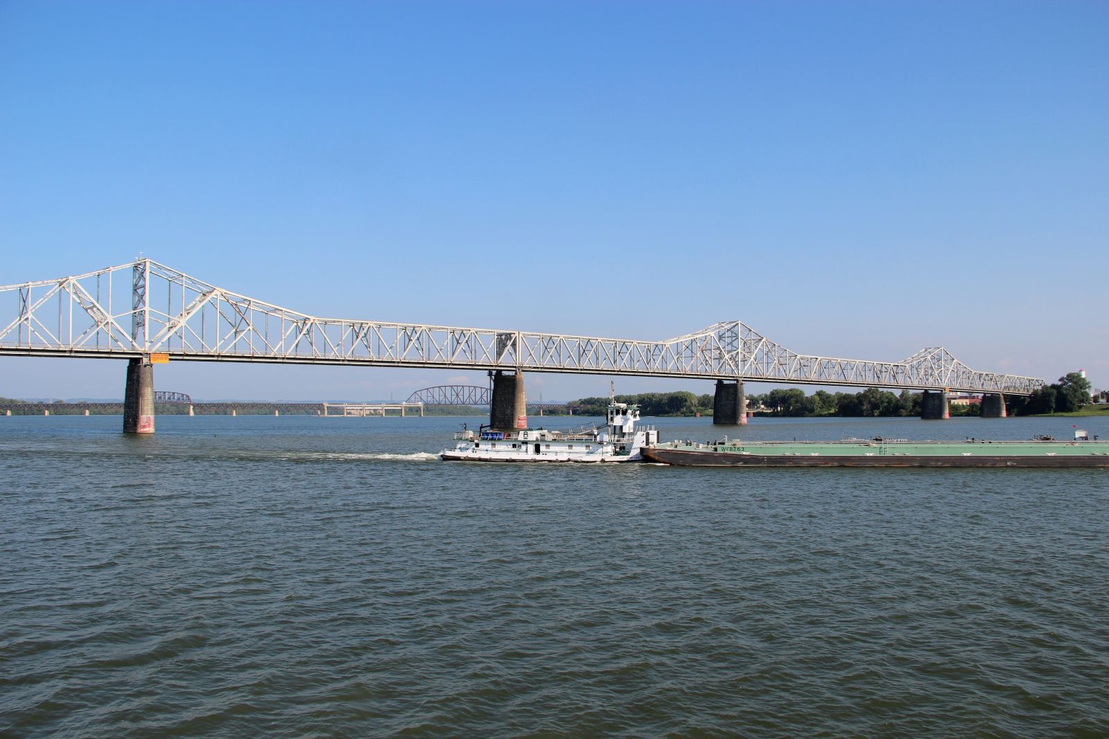 Industrial History: 1929 George Rogers Clark Memorial Bridge over Ohio ...
