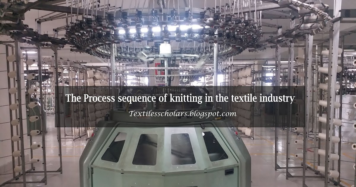 The Process flow chart of knitting in the textile industry - Textiles ...