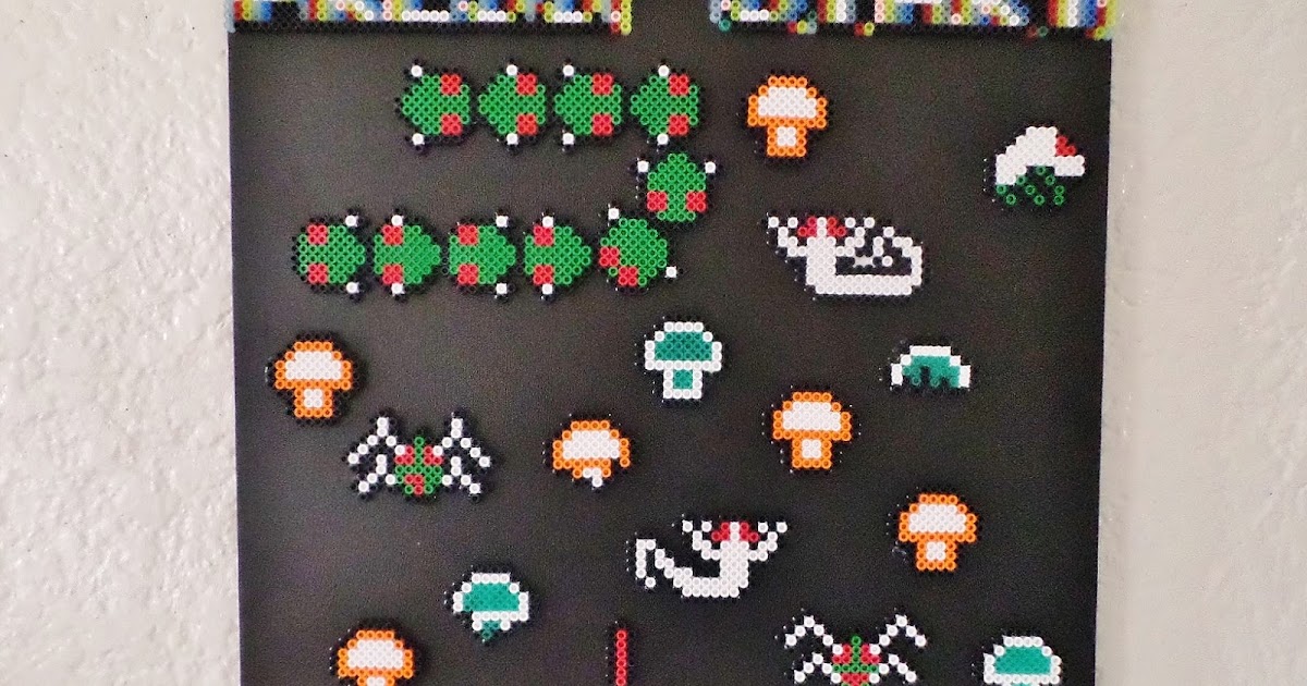 Long Black Fingers : Centipede Perler Bead