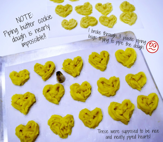 Sugar Swings! Serve Some: Piped Heart Shaped Butter Cookies - filled ...