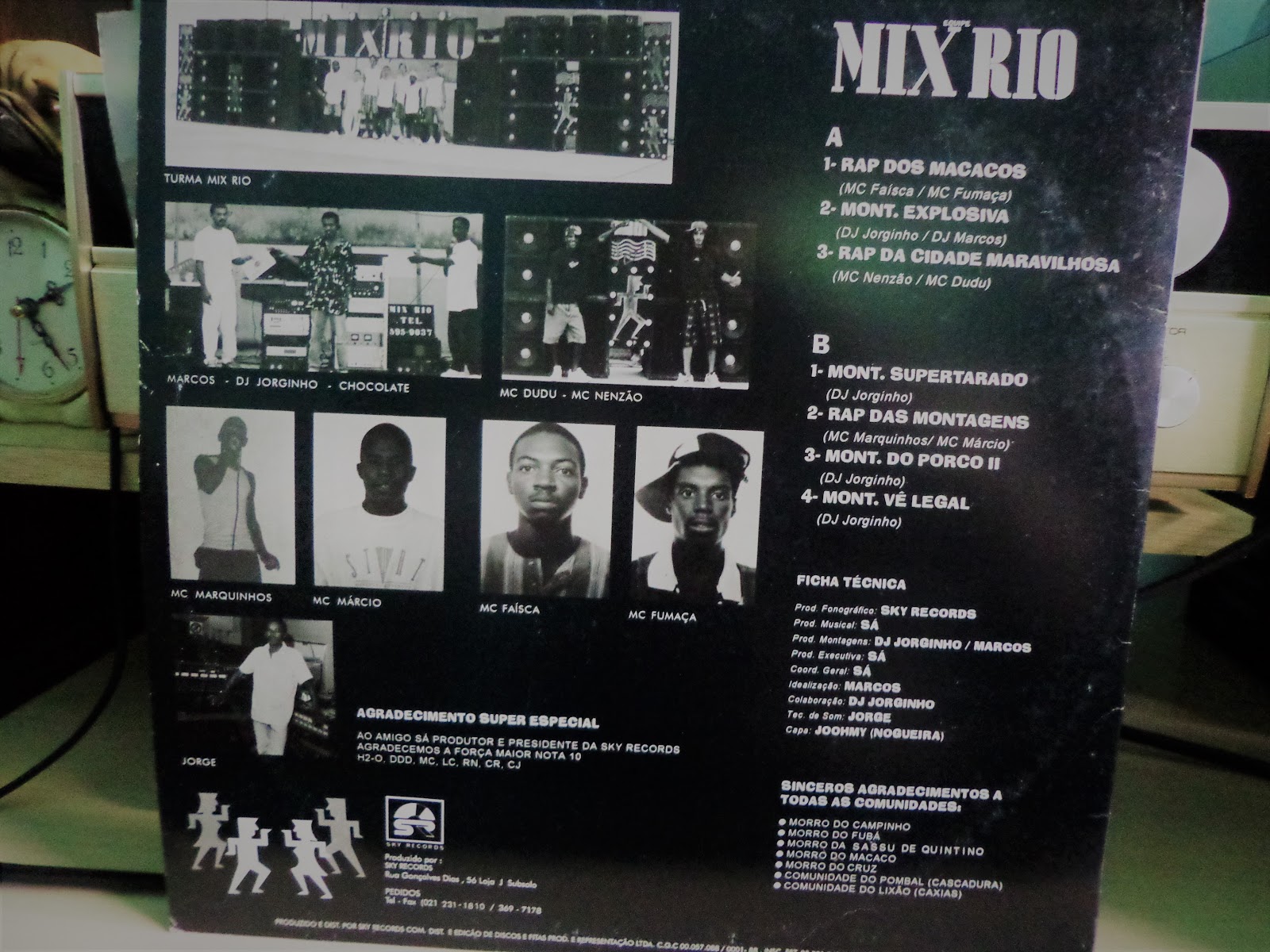 MIX RIO - O SOM DO DESAFIO - 1994 (LP 501.112) SKY RECORDS - Site Funk ...