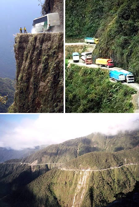 Top 10 Most Dangerous Roads of the World ~ Travel blog