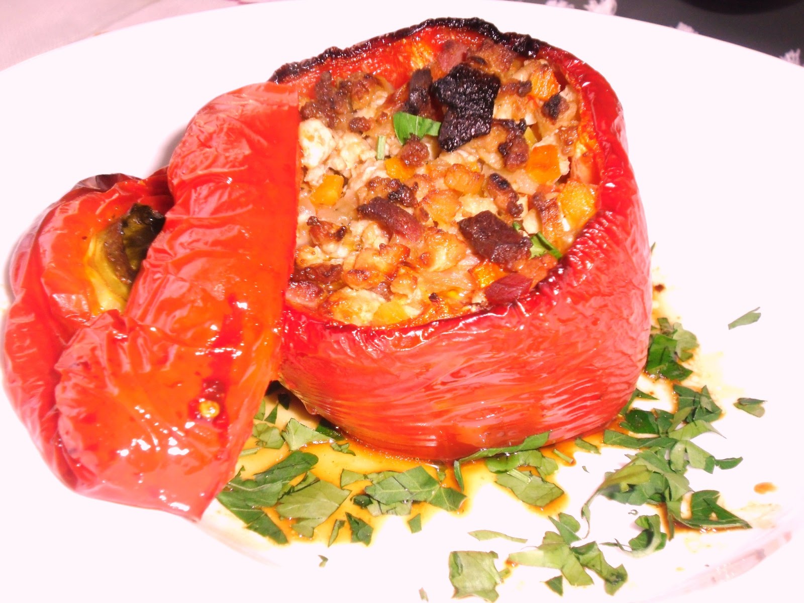 La cocina de temporada: Pimiento morrongo relleno de pavo