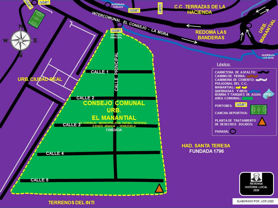 MAPA "CARTOGRAFÍA SOCIAL" CONSEJO COMUNAL URBANIZACIÓN EL MANANTIAL ...