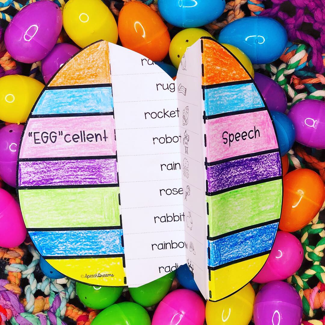 Speech Dreams: Easter Speech Therapy Craft that's FREE