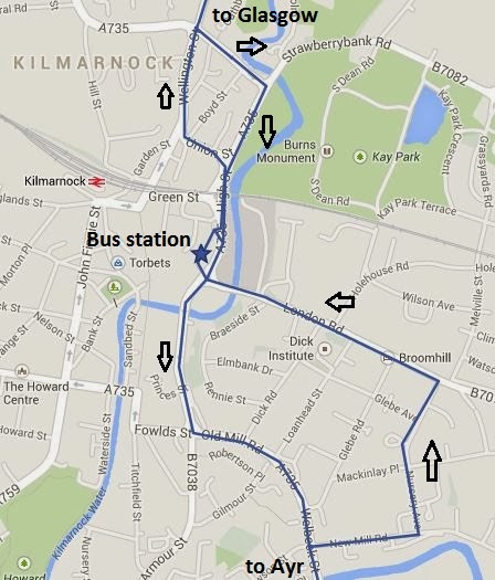 Great British Bus Routes: X77: Glasgow - Ayr