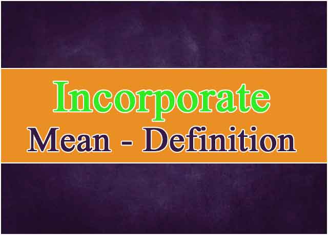 Incorporating Meaning