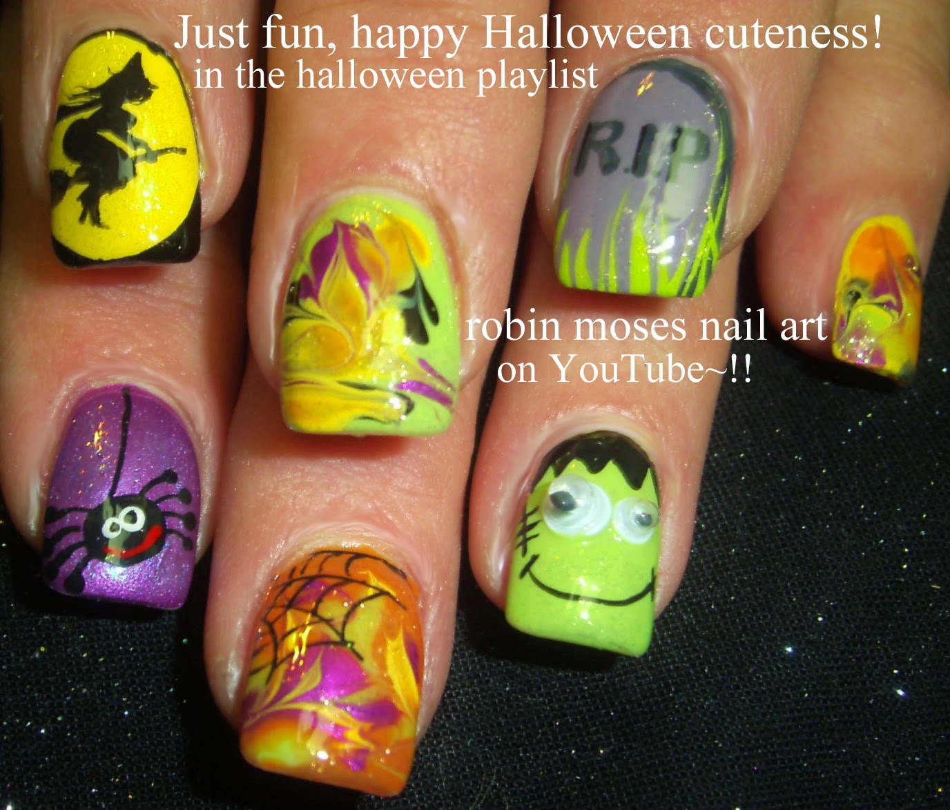 Robin Moses Nail Art: "halloween nails" "halloween nail art" "witch ...