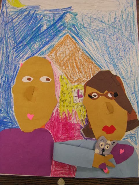 One Happy Art Teacher: New American Gothic Project LOVE IT!!!