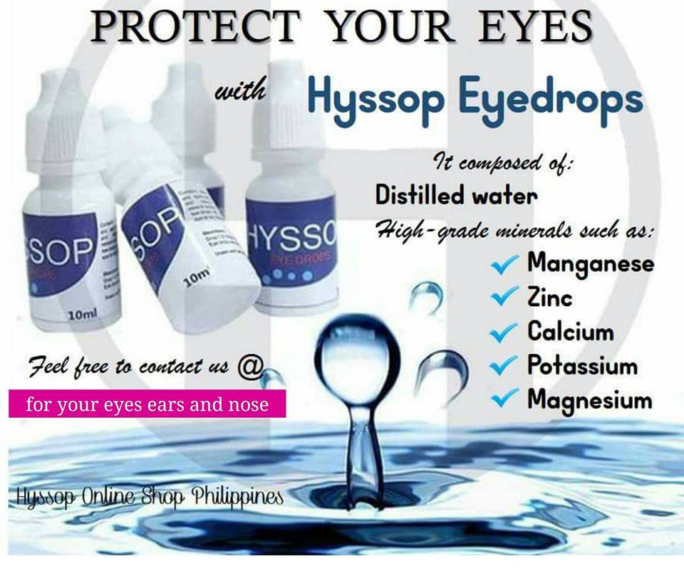 Hyssop Eye Drop & Hyssop Oil of Life Product