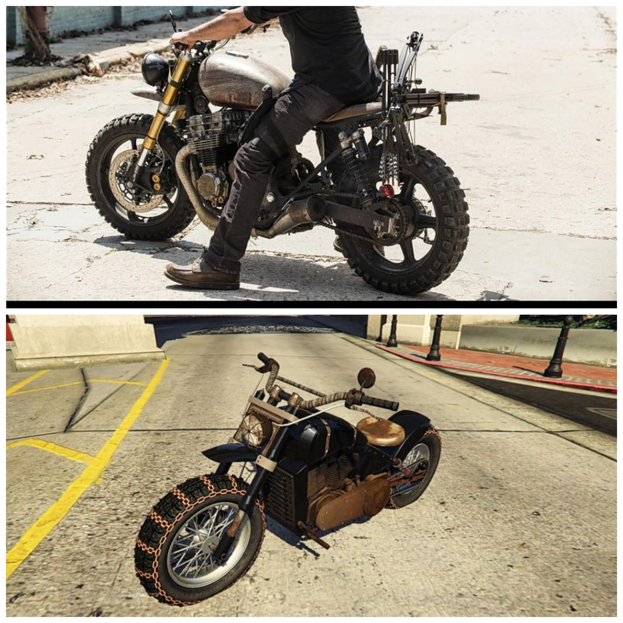 GTA V vehicles in Real Life (bikes)