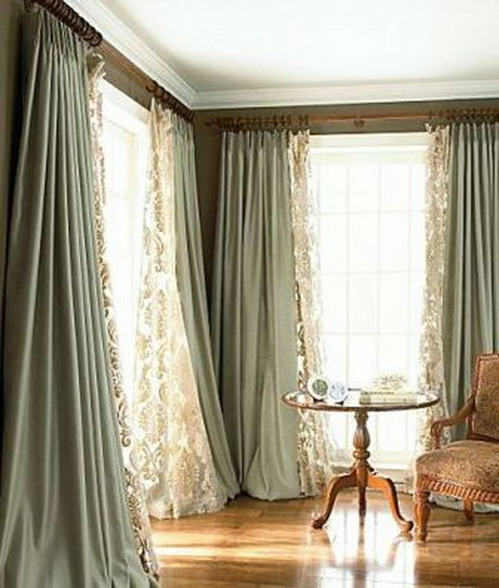30+ Stunning Living Room Curtain Ideas Comfortable Living Room ...