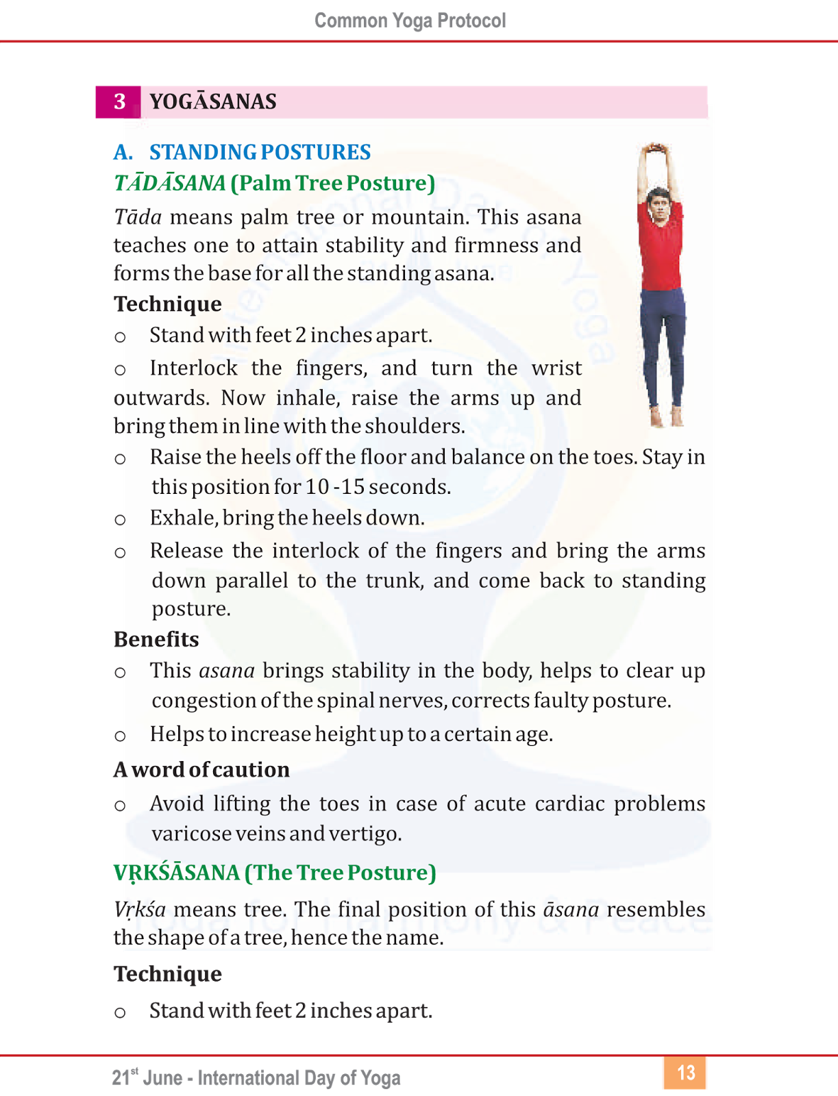 RMS 'TV' DIVISION: International day of Yoga - Common Yoga Protocol