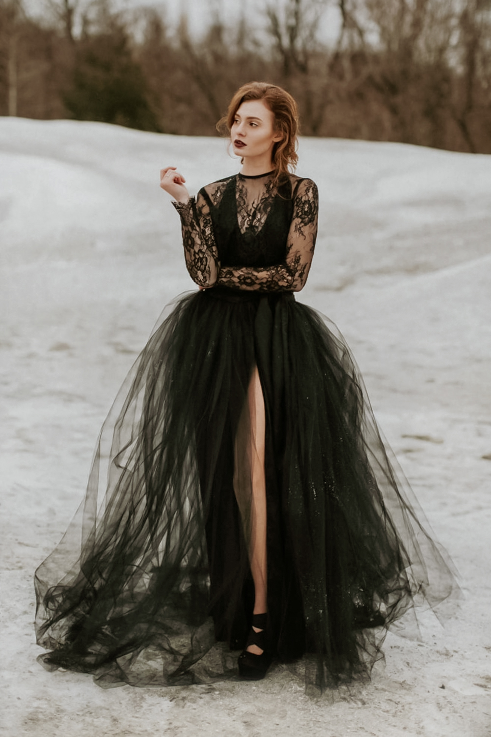 Top 10 Black Bridal Dresses for Dark-themed Wedding Ceremony ...