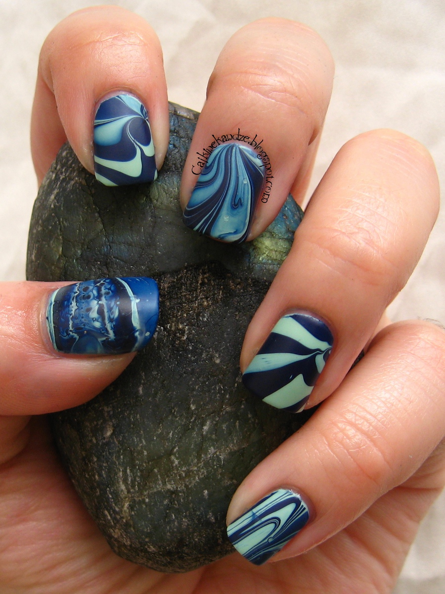 Matching Manicures - mramoriranje | Cajkine kandže i sve njihove boje