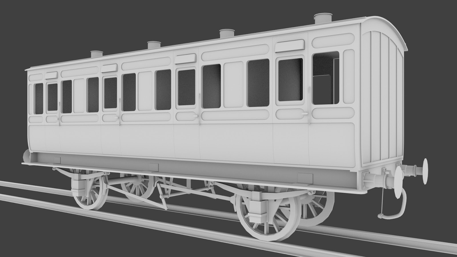 Victory Works: LB&SCR A1/A1X Terriers: Stroudley 4 Wheel Coaches