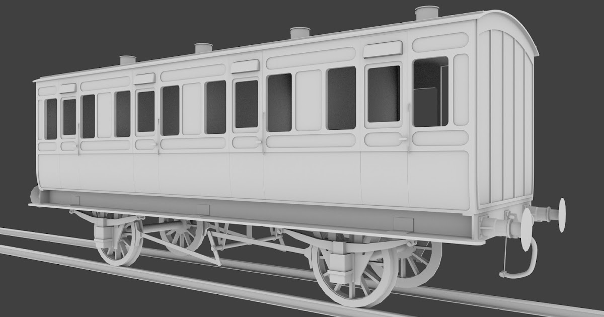 Victory Works: LB&SCR A1/A1X Terriers: Stroudley 4 Wheel Coaches
