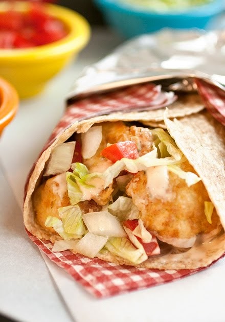 The Cooking Photographer: Fried Cauliflower Wraps with Lemon Garlic Mayo