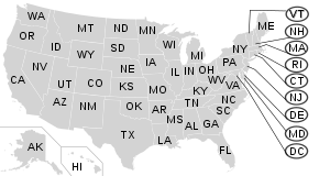 Two Letter State Codes - Billing Template