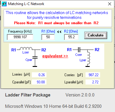 VK3EDW: Designing A Crystal Ladder Filter