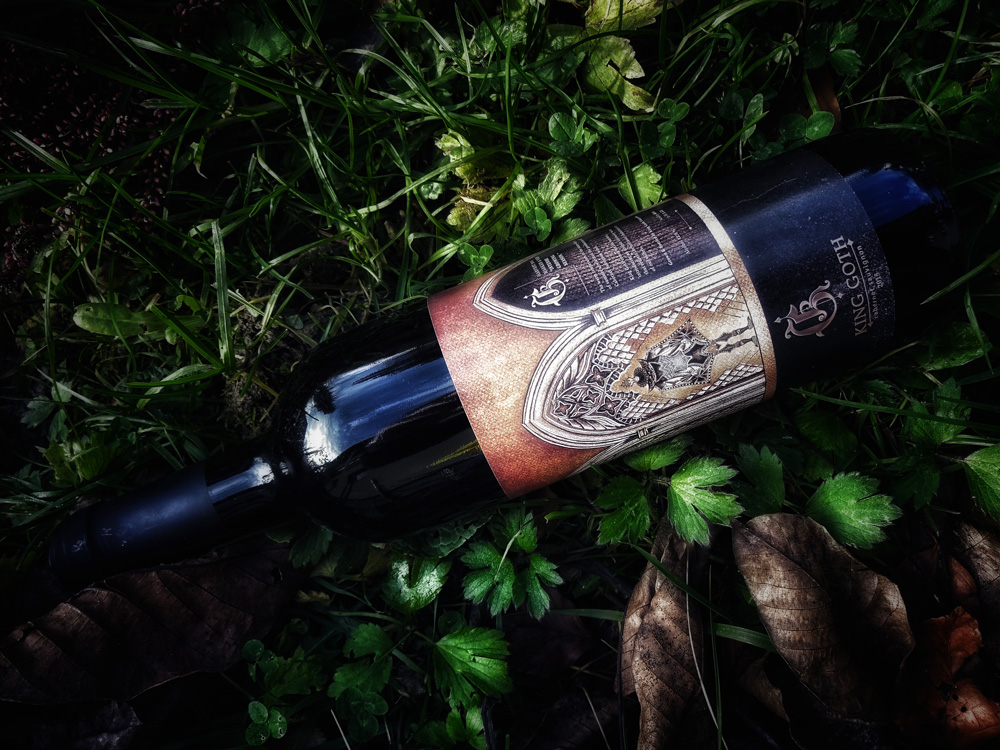 Gothic Wine packaging Design