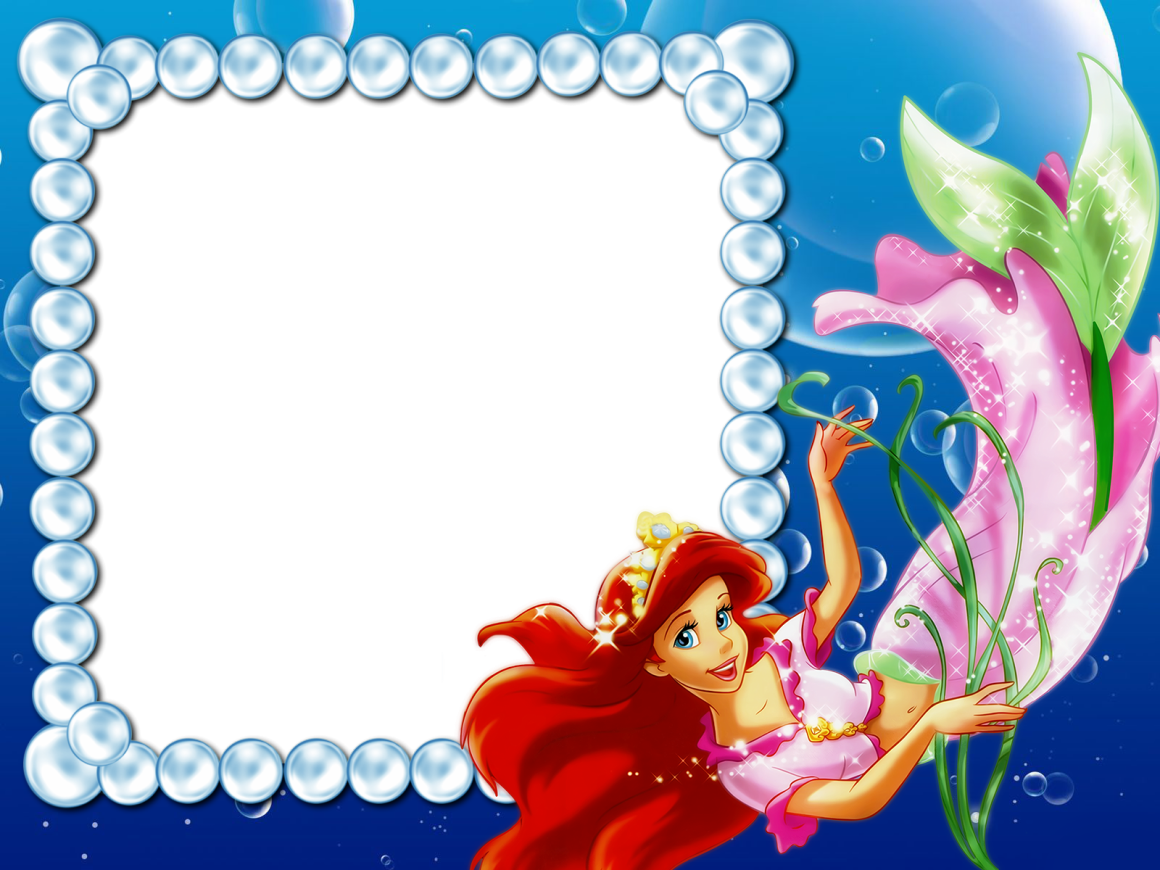 Disney Princess All Together and Alone. Free Printable Photo Frames ...