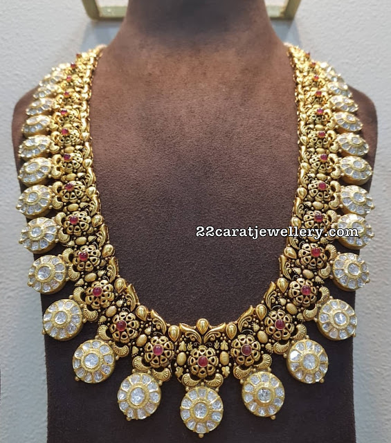 Trendy Bottu Mala in White Kundan - Jewellery Designs