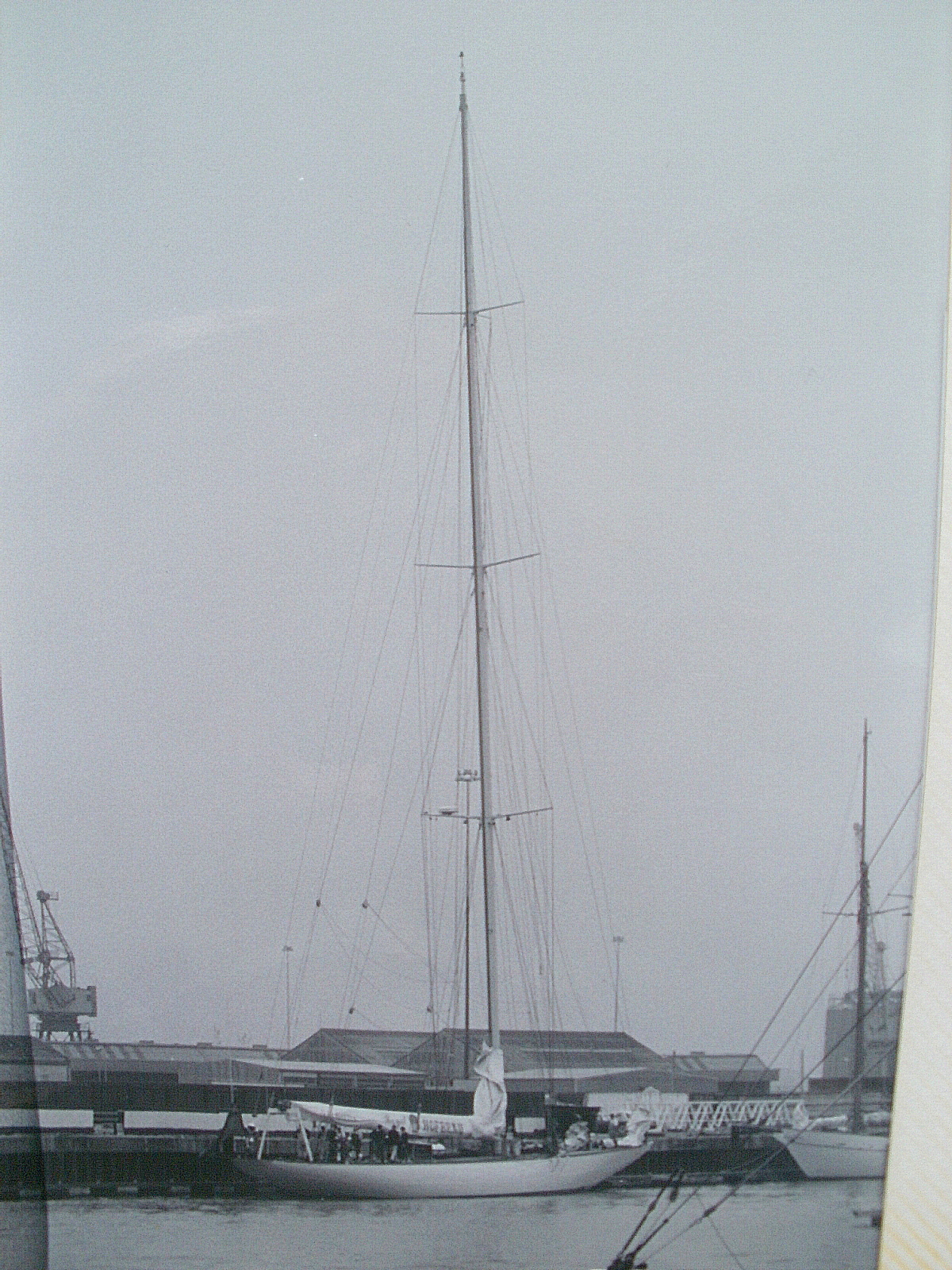 Shockwave40 Velsheda J Class Yacht Pictured 1980s Southampton Ocean Village