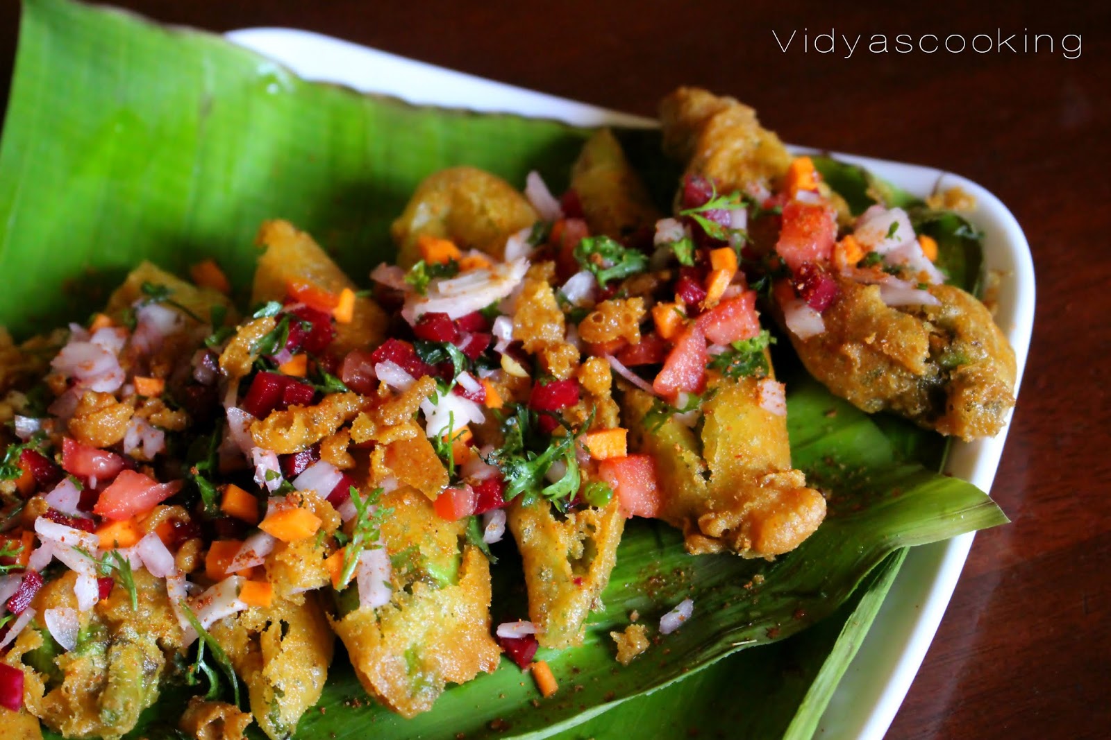 Street Food Series: Mirchi Bajji Recipe ( Milagai Bajji Recipe )
