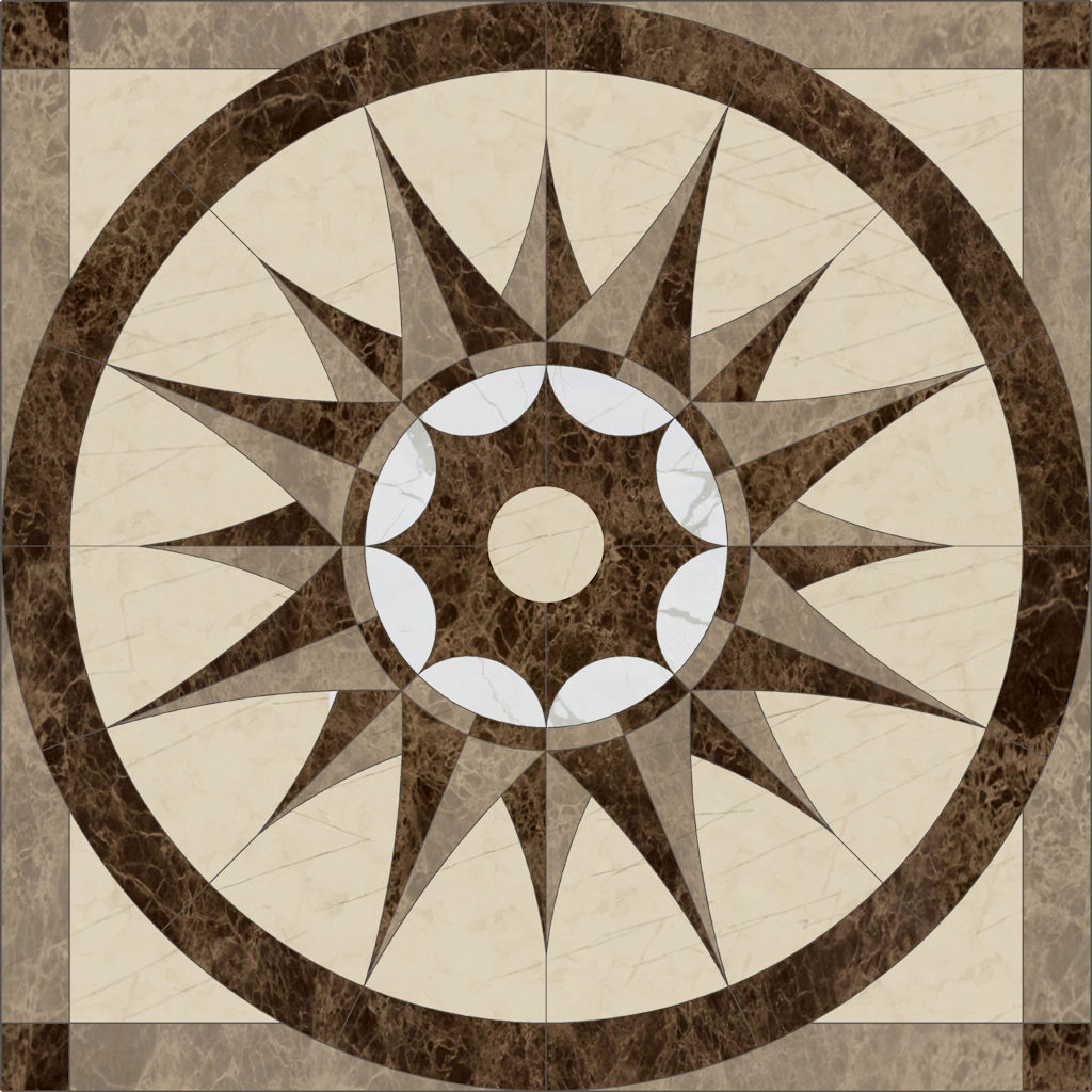 SWTEXTURE - free architectural textures: Marble Stone Medallions - 01