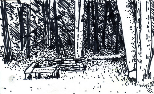 Daniel Baxter Art: A Home Amongst the Trees...