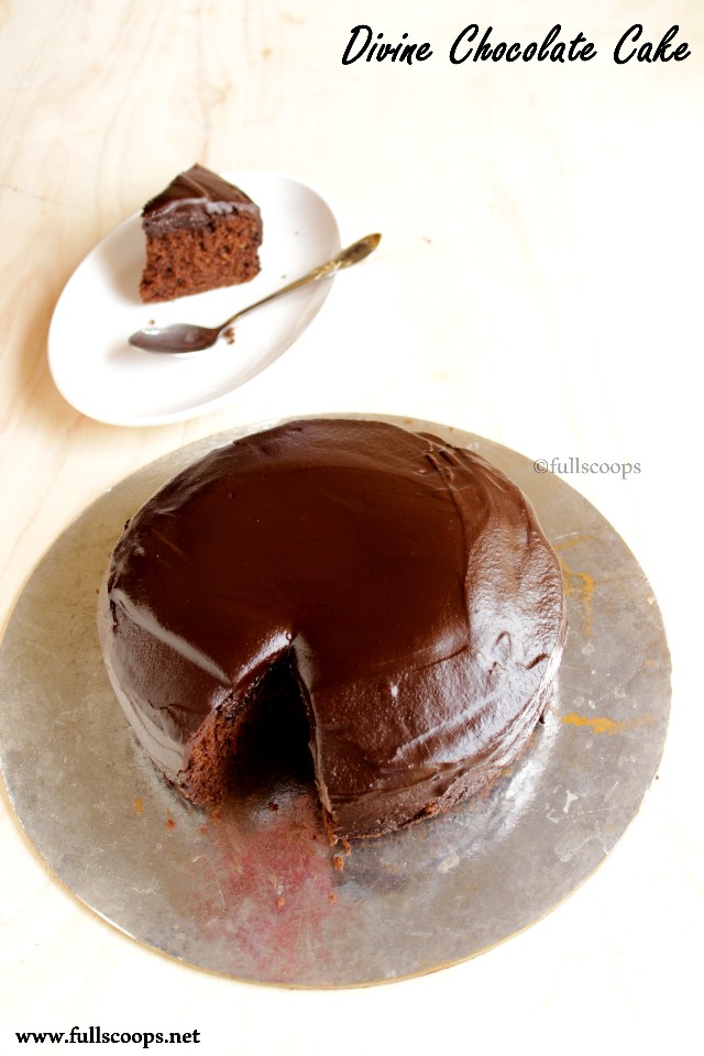 Divine Chocolate Cake ~ Full Scoops - A food blog with easy,simple ...