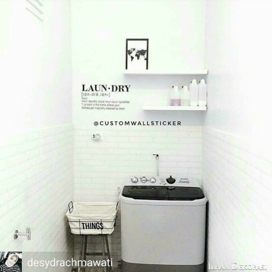 DEKORASI ILHAM RUANG LAUNDRY