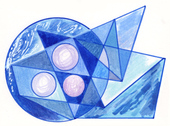 Art By-Products: Geometrikon Caerulean