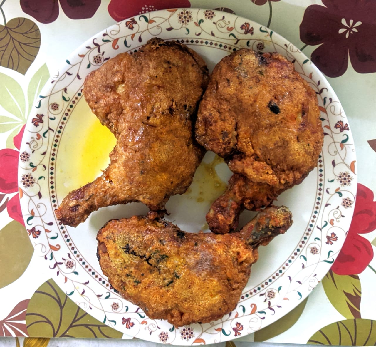Chicken Farcha (Simple Fried Chicken)